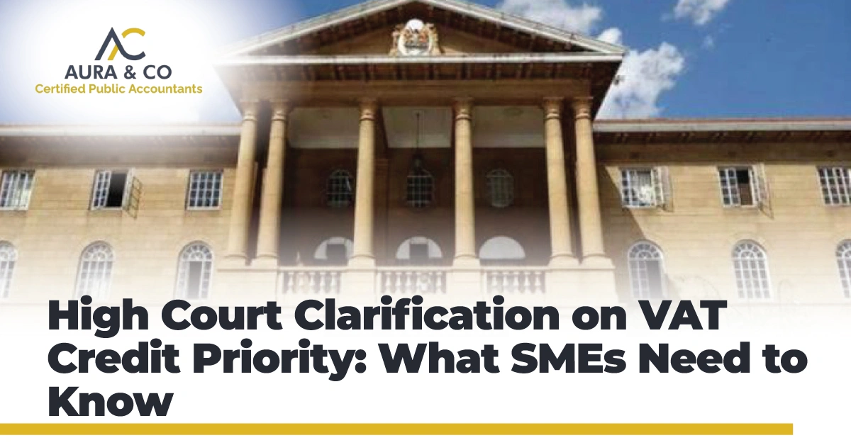 High Court Clarification on VAT Credit Priority: What SMEs Need to Know ...